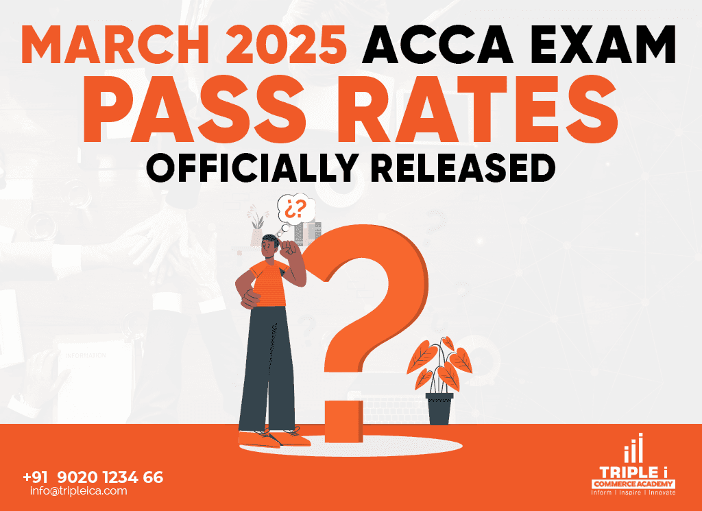 ACCA March 2025 Pass Rates by Subject and Exam Level
